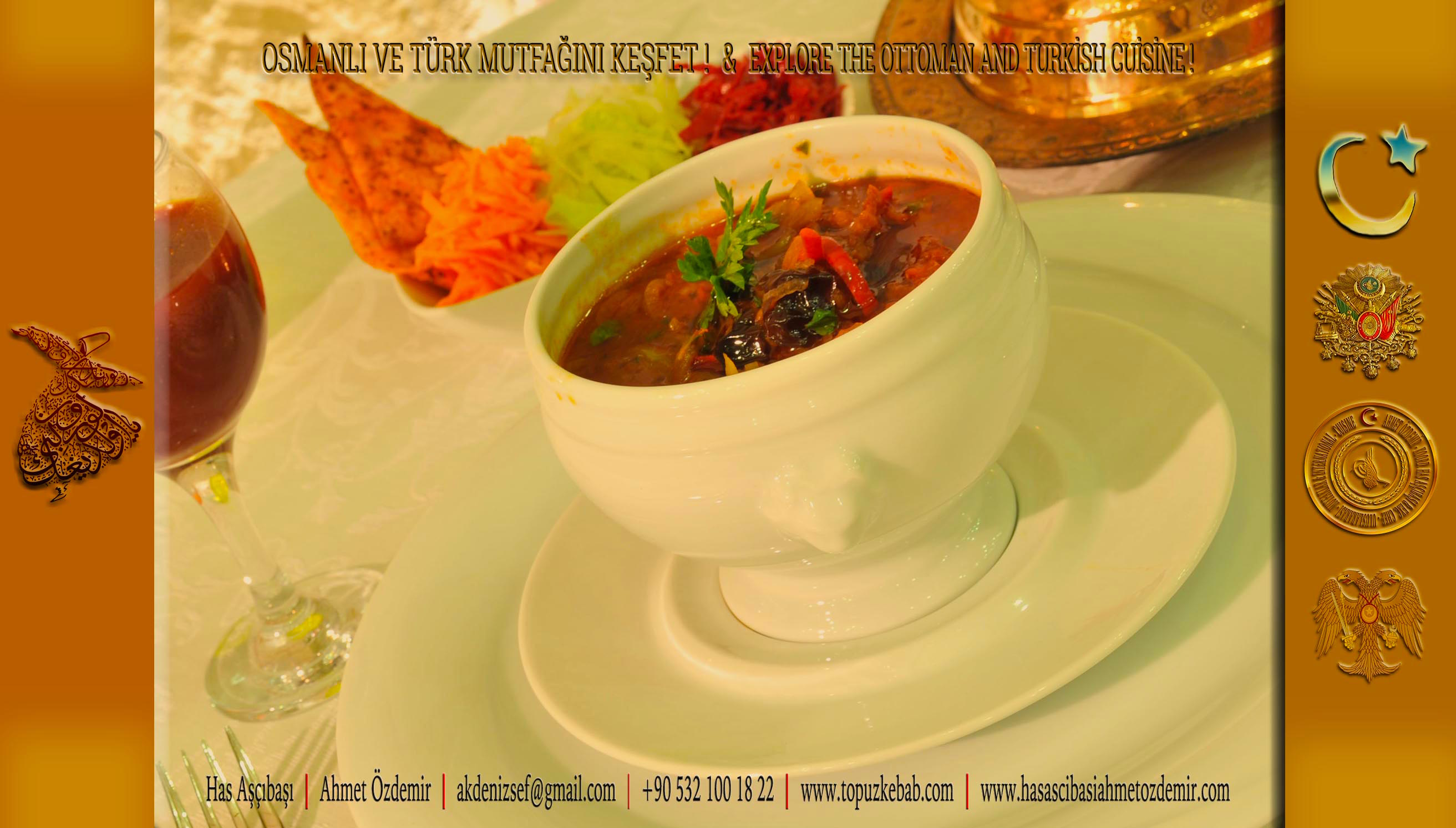 Osmanlı ve Türk Mutfağı Yemek Sunumları