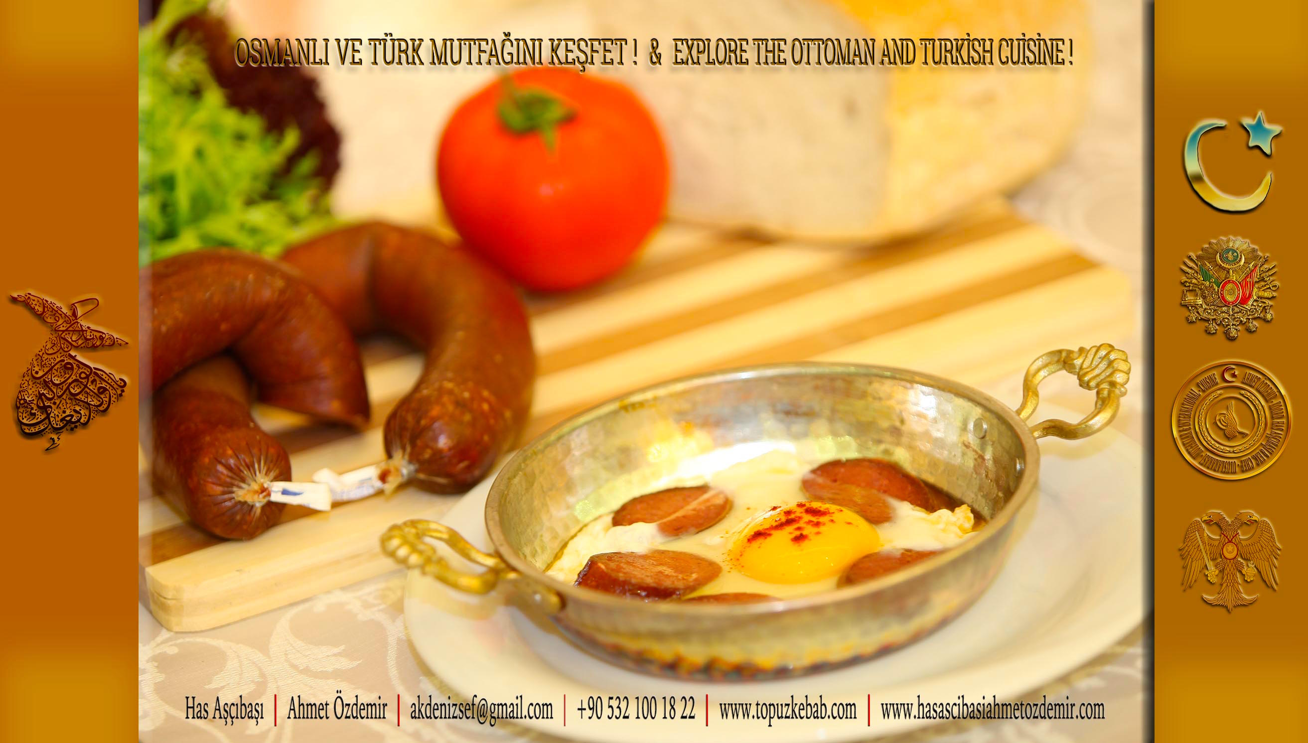 Osmanlı ve Türk Mutfağı Yemek Sunumları